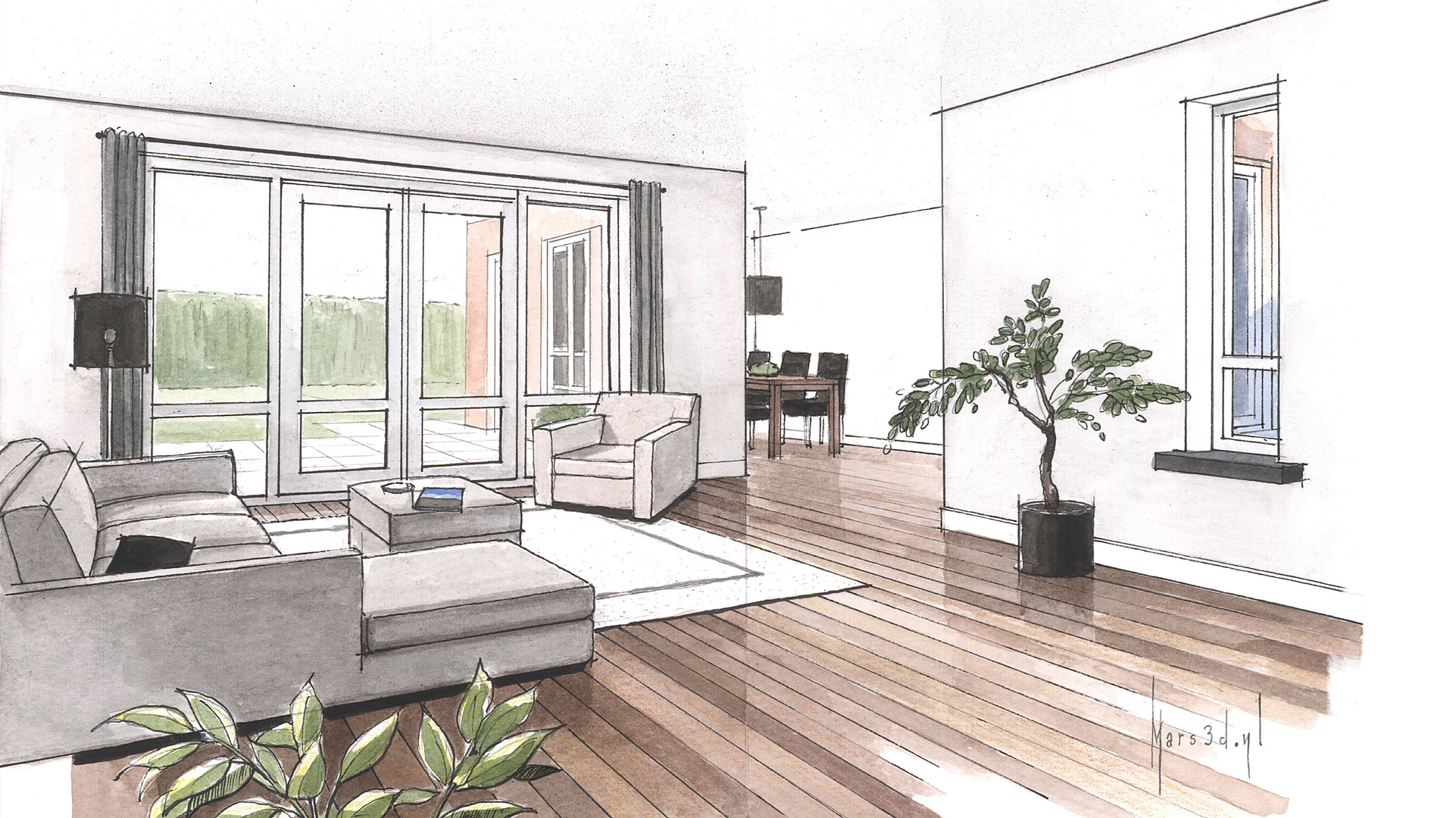 Interieur impressies | Expertises | Mars 3D