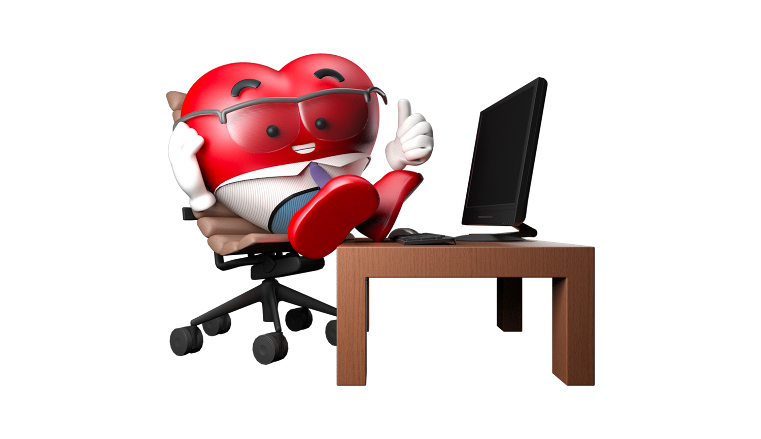 Product rendering voor OfficeHeart | Projecten | Mars 3D