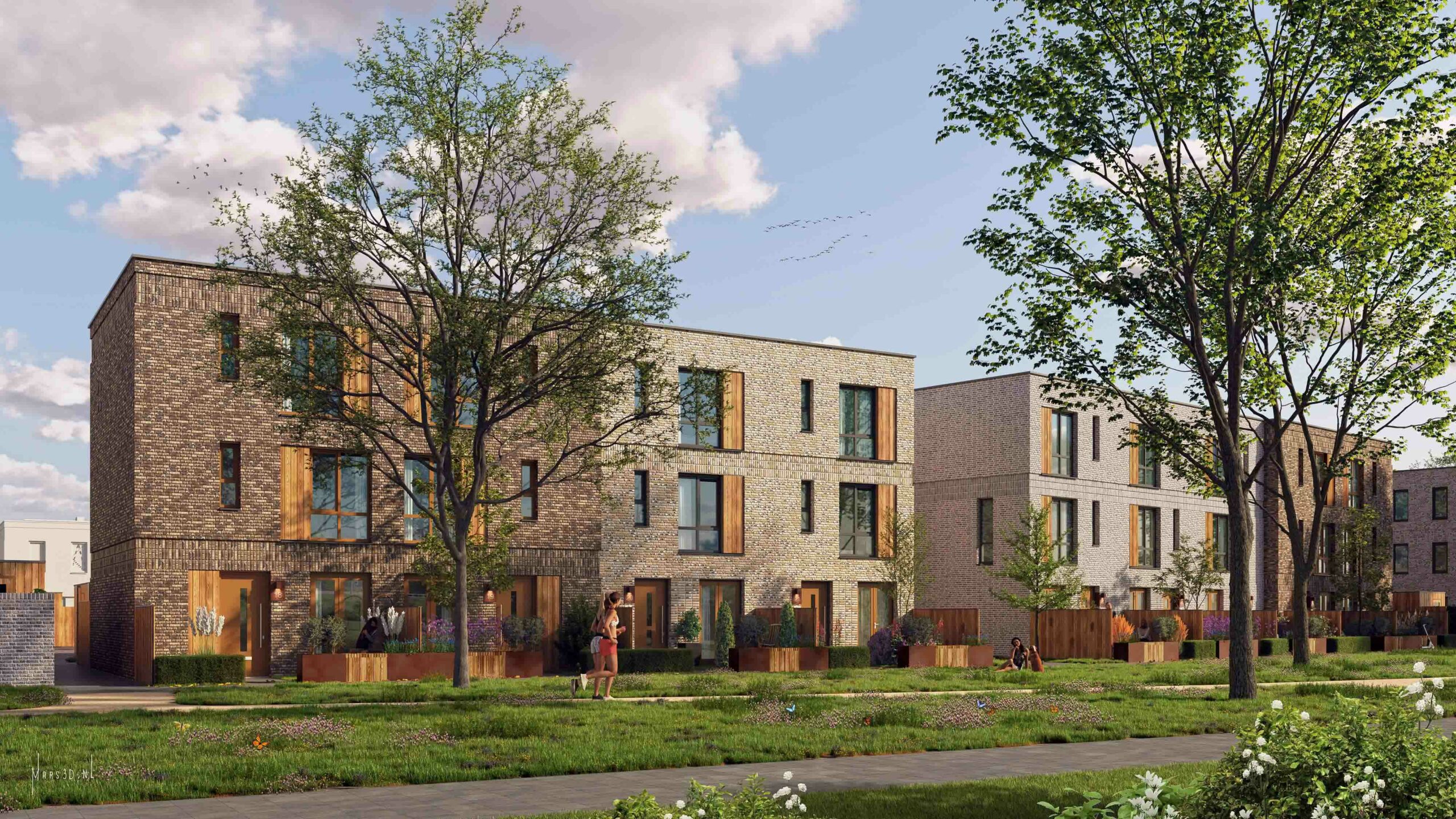 Visualisaties en Doorsnede voor De Tippe in Zwolle | Mars